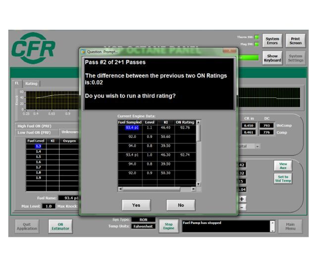 F1/F2 Octane Rating | CFR Engines